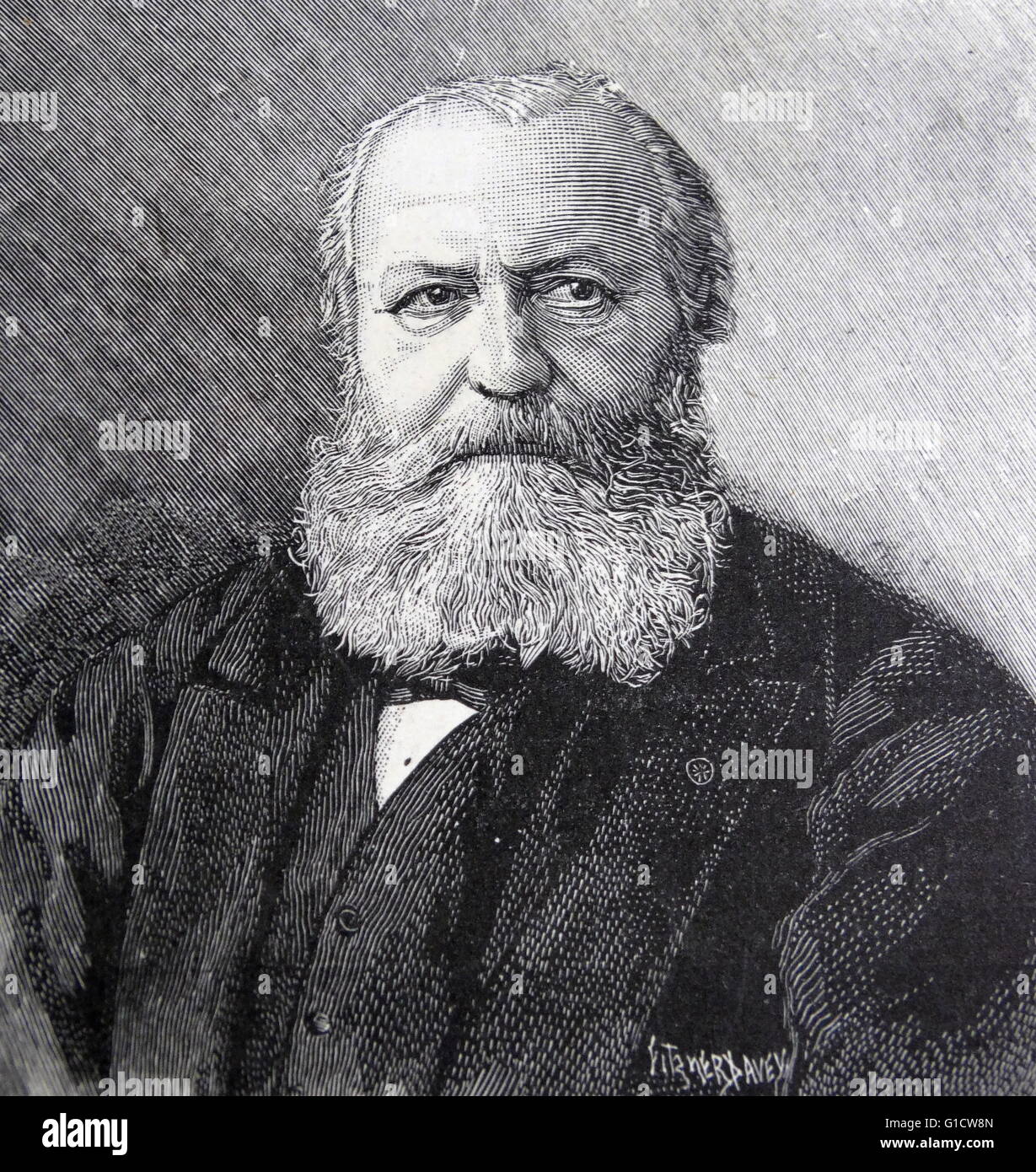 Portrait of Charles-François Gounod (1818-1893) a French composer ...