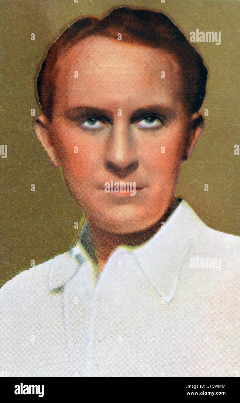 Peter Voß (1891-1979) a German actor. Dated 20th Century Stock Photo ...