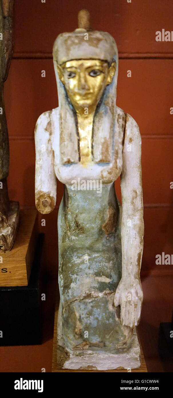 Carved statuette of Isis, Goddess of health, marriage, and wisdom ...