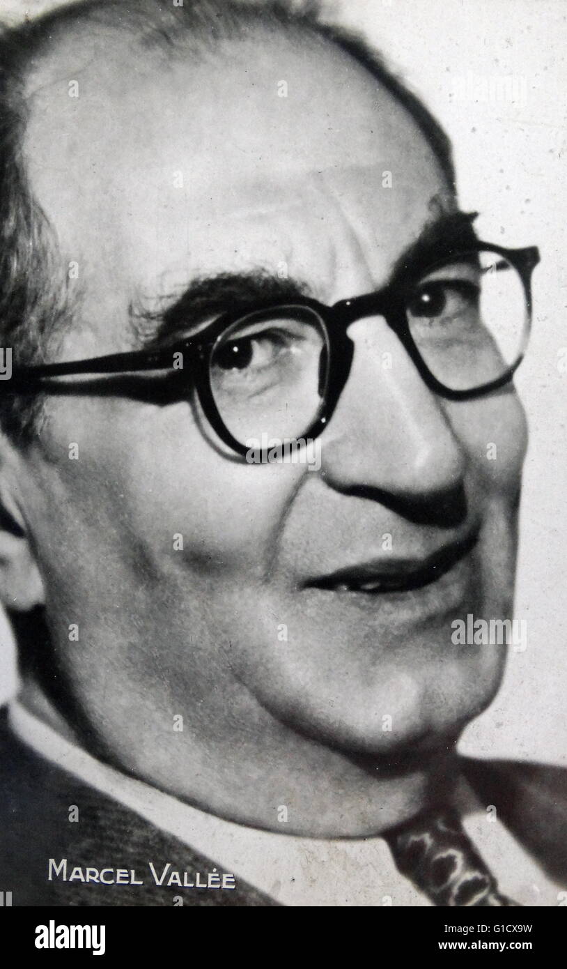 Marcel Vallée (1880-1957) a French actor of both film and stage. Dated ...