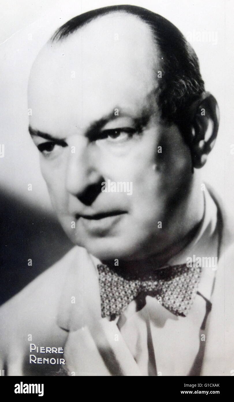 Pierre Renoir (1885-1952) a French stage and film actor. Dated 20th ...