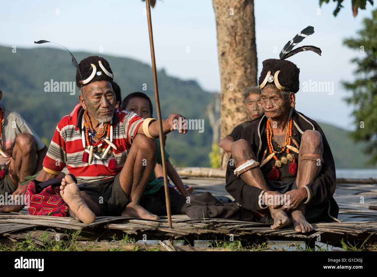 Konyak tribe hi-res stock photography and images - Alamy