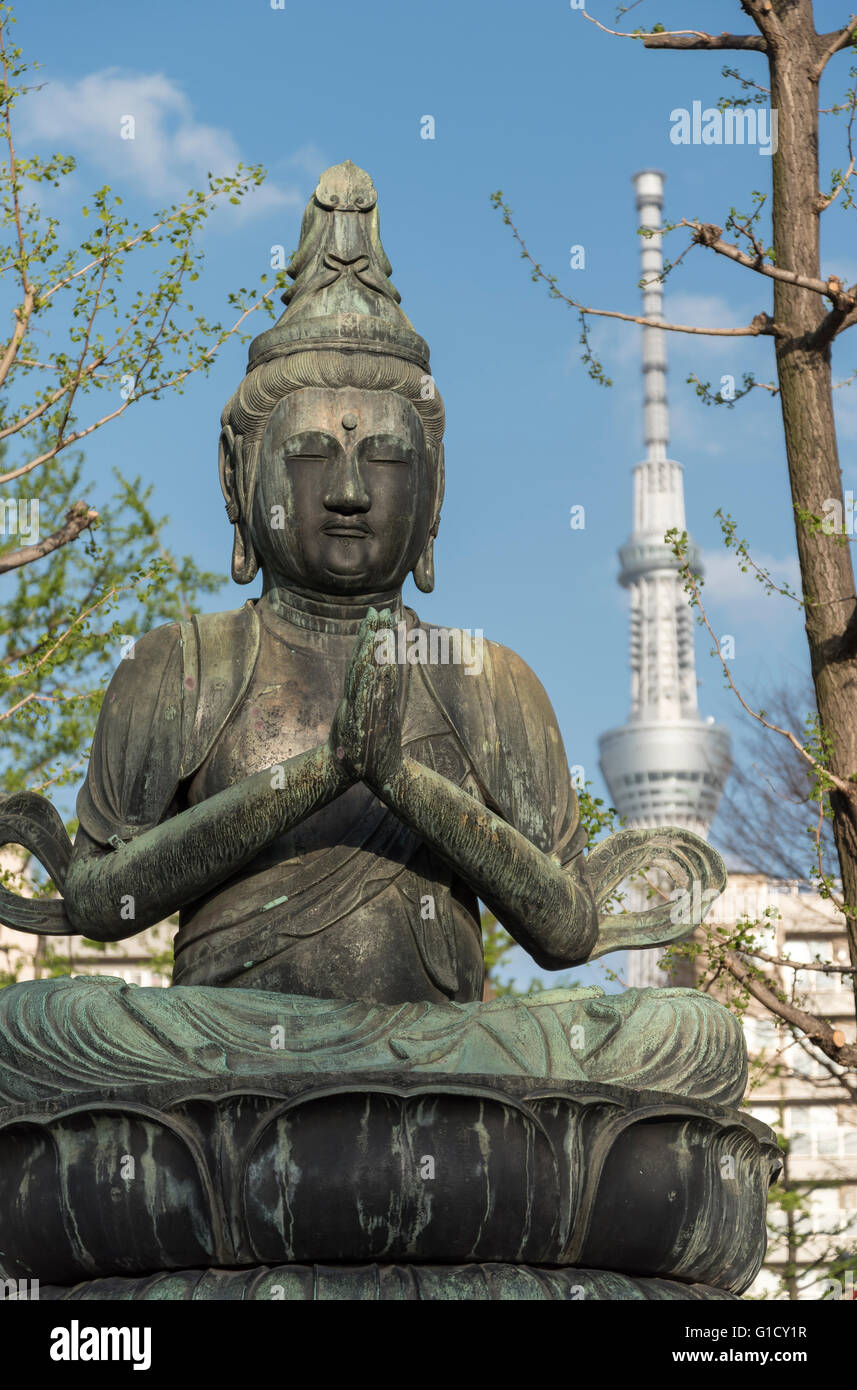 Buddha statue senso ji temple asakusa hi-res stock photography and ...