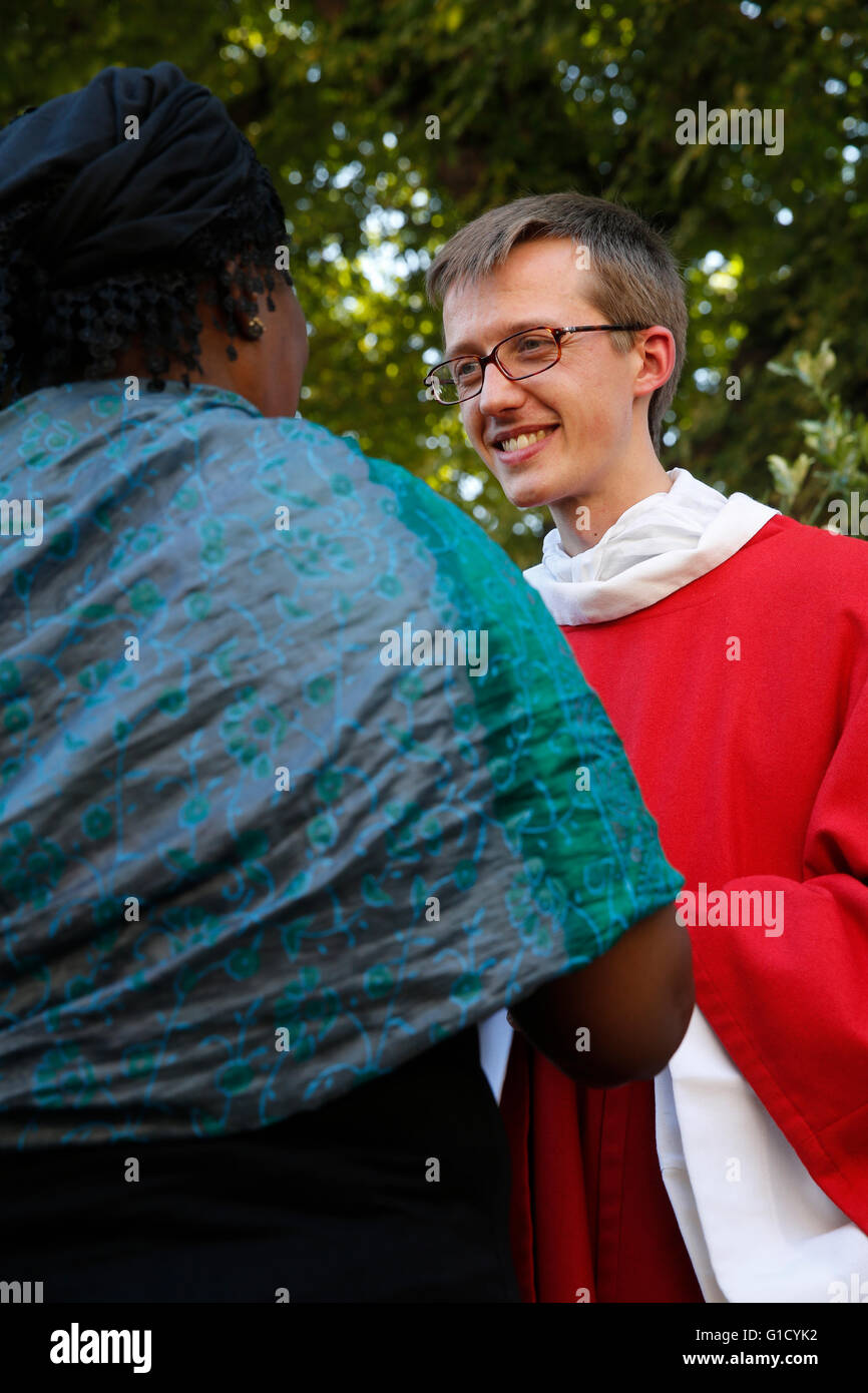 Priest ordinations at Notre-Dame de Paris cathedral. Newly ordained ...