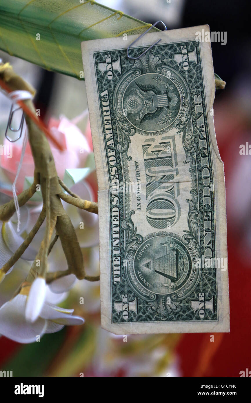 Buddhist money tree merit donate hi-res stock photography and images ...