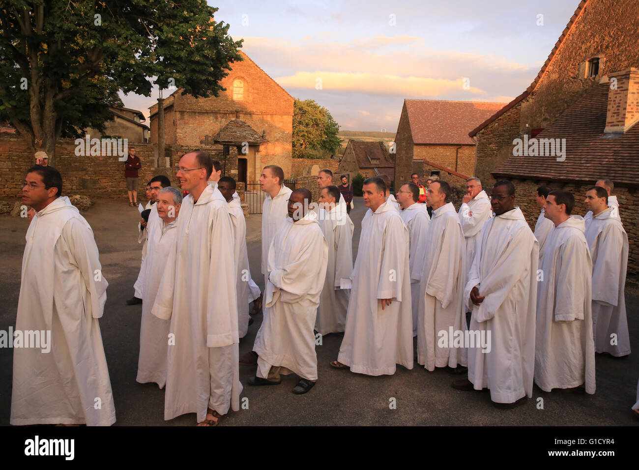 Procession. Celebration of the triple anniversary. Brother Roger. (May ...