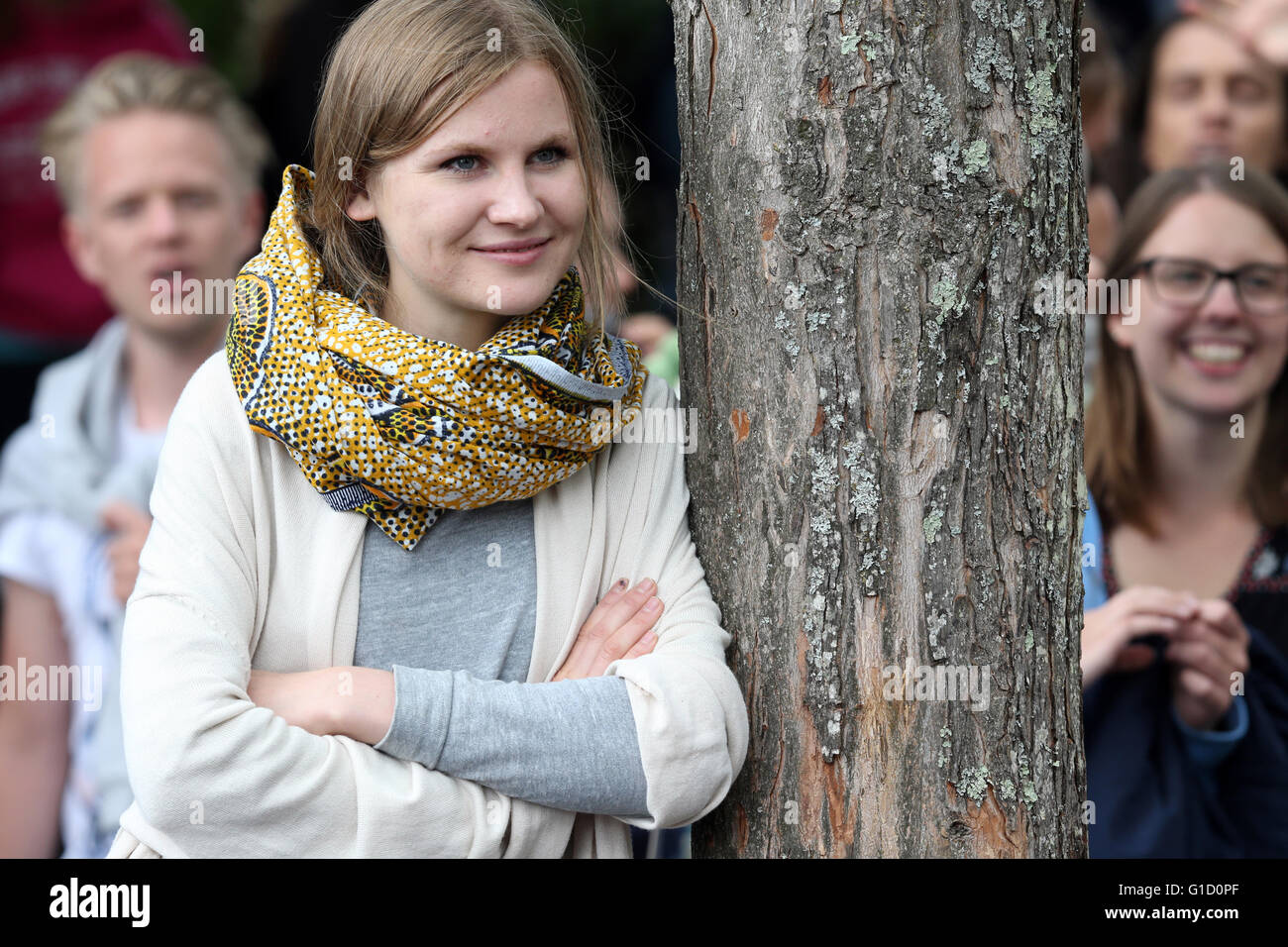 Taize ecumenical community. Young pilgrims. Taize. France Stock Photo ...