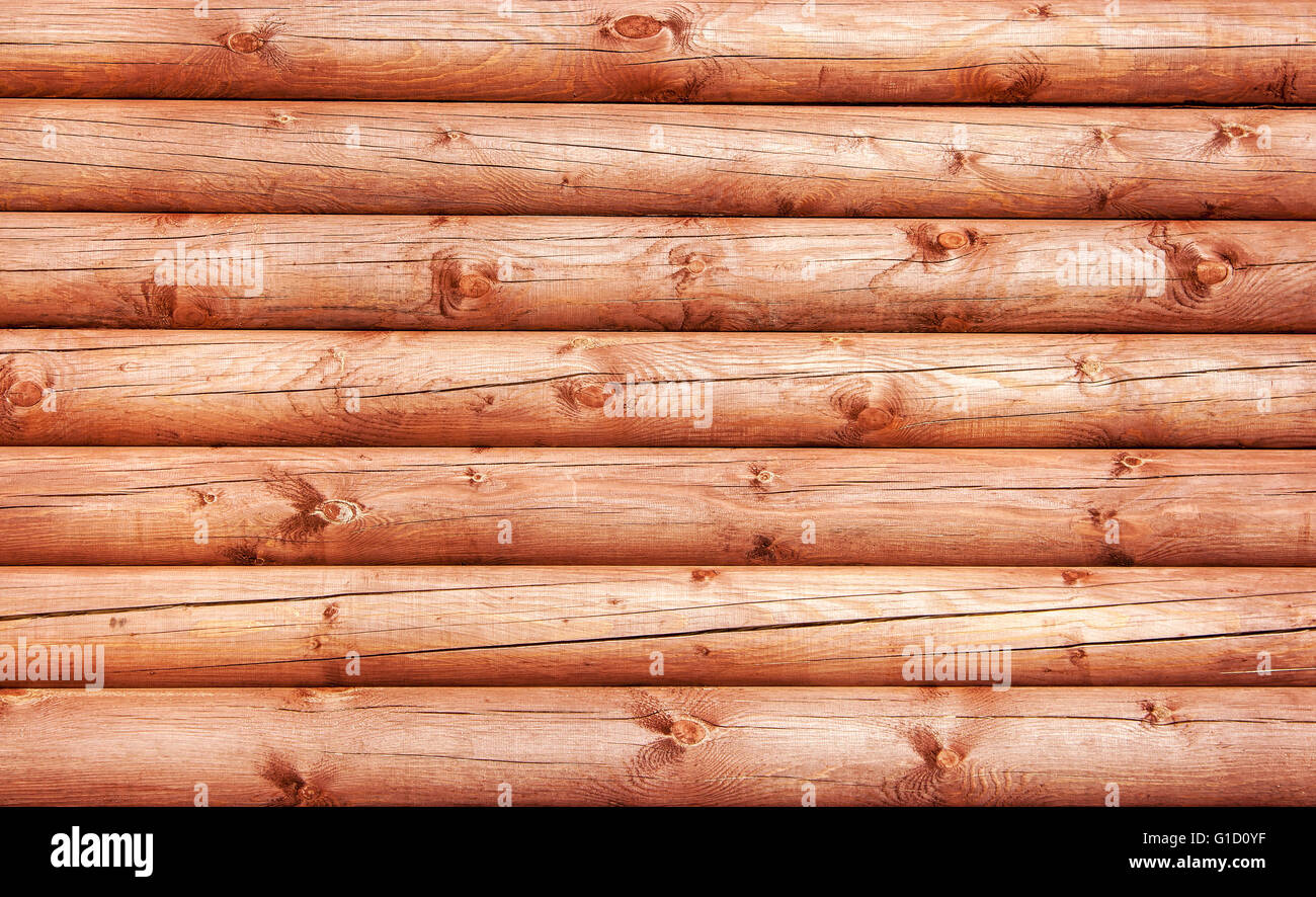 Wood Log Wall High Resolution Stock Photography and Images - Alamy