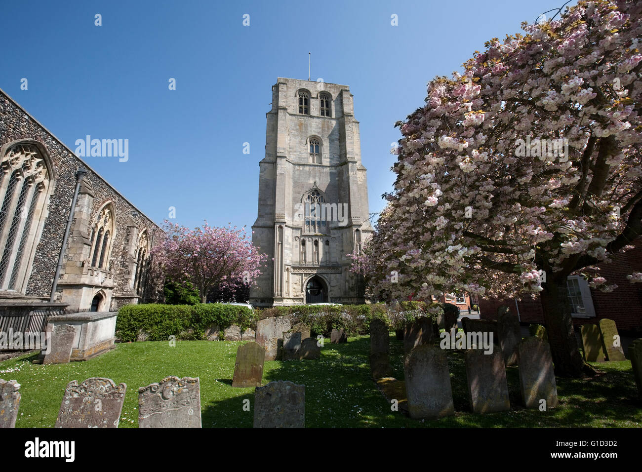 St Michael's Church Beccles Stock Photo - Alamy