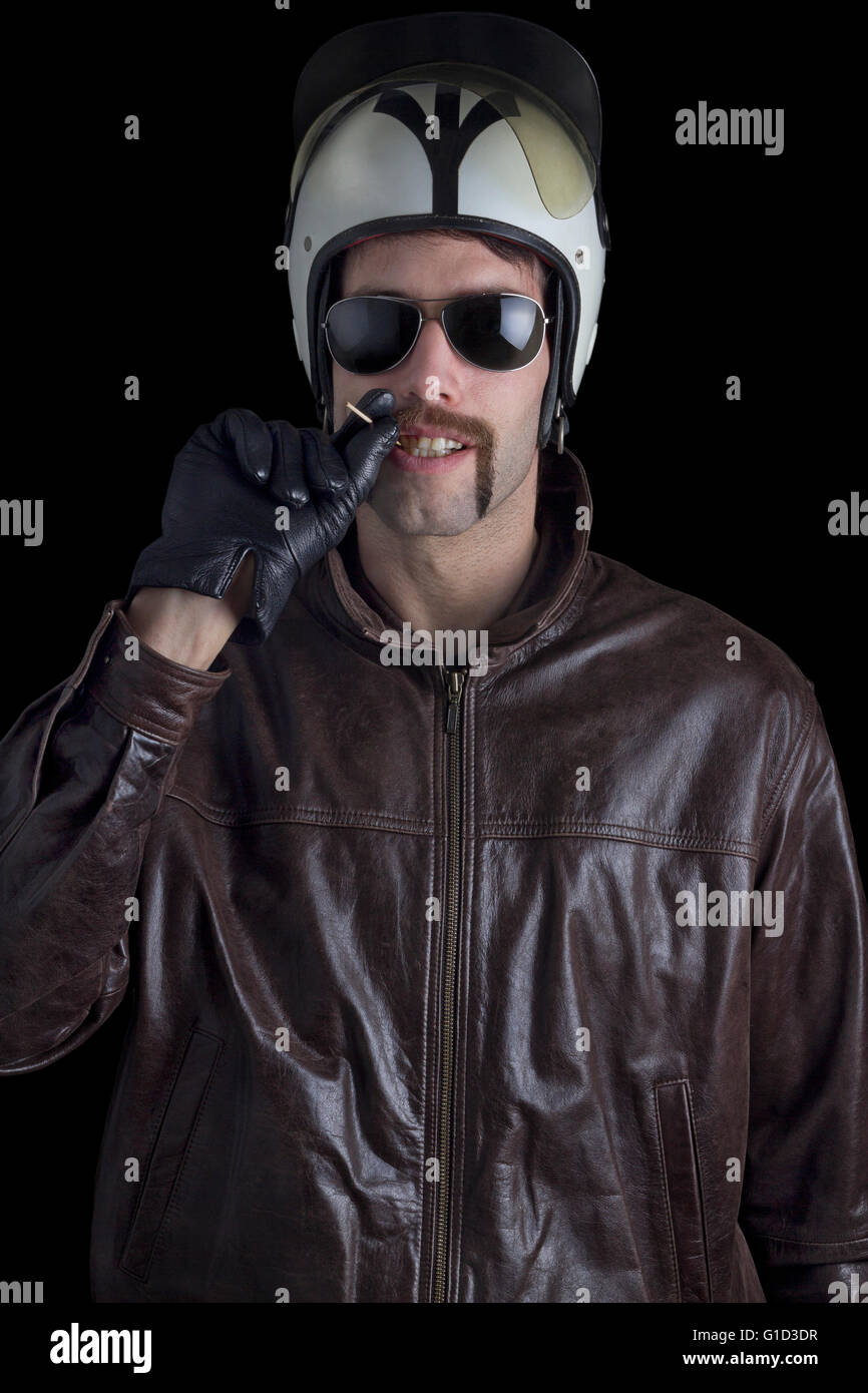 Portait of a retro policeman Stock Photo - Alamy