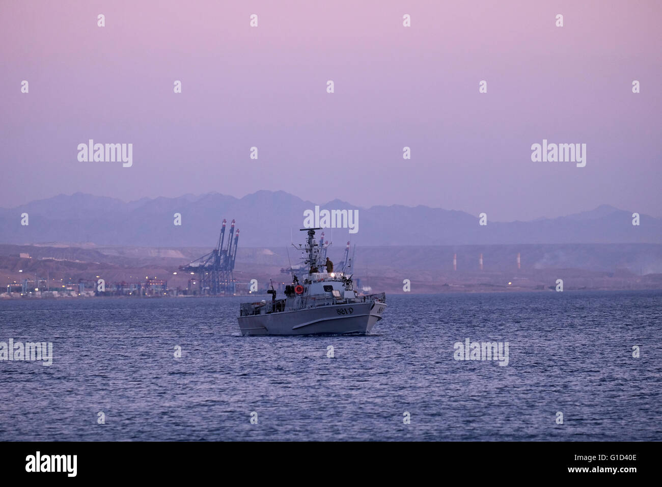 An Israeli Shaldag class fast patrol boat of the Israeli Navy ...