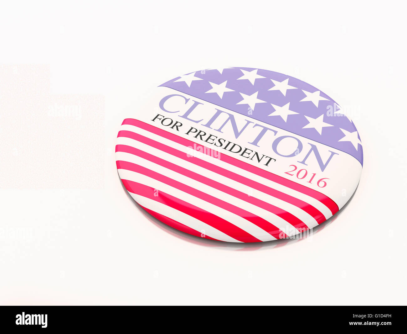 Hillary clinton campaign button hi-res stock photography and images - Alamy