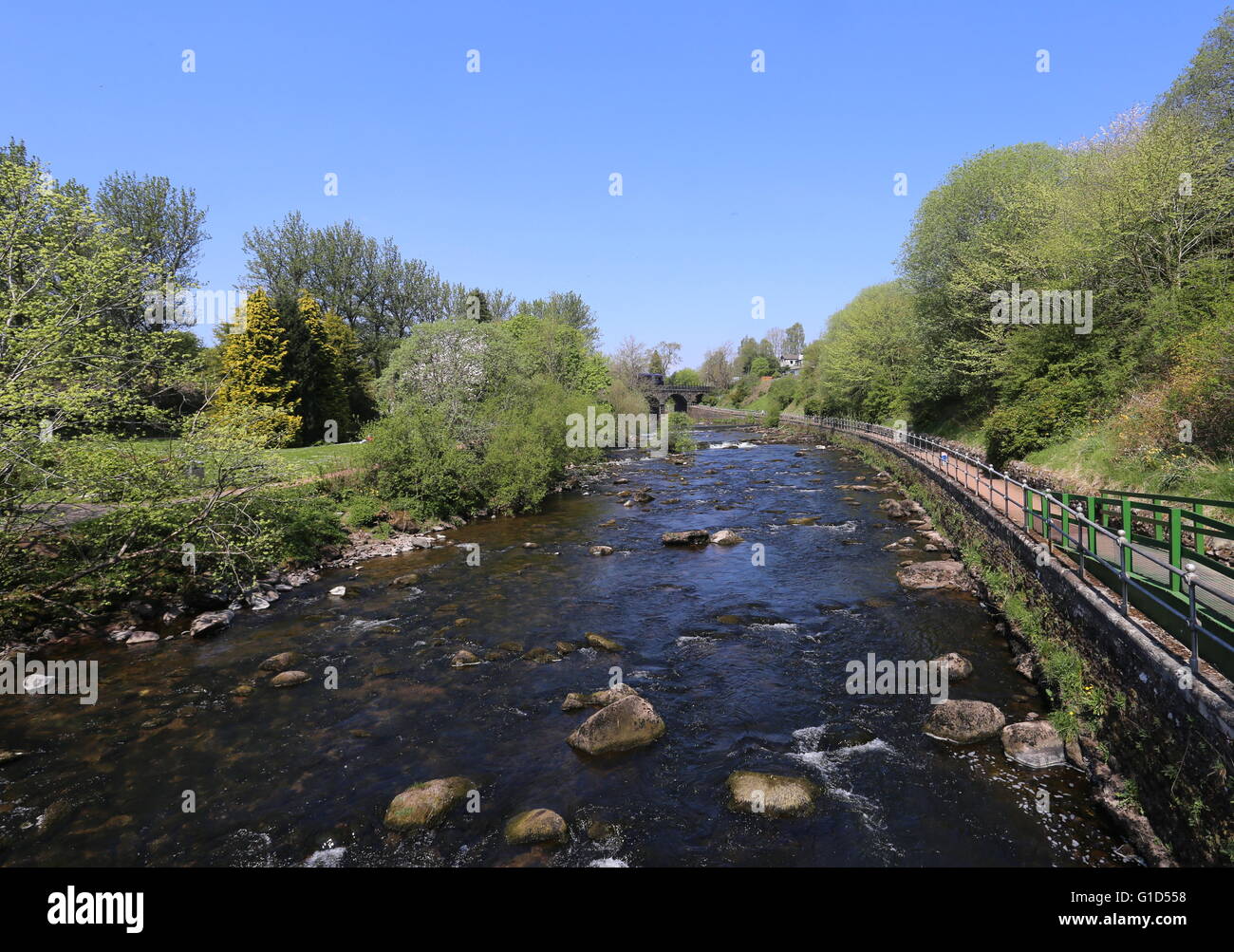 Allan Water Dunblane Scotland May 2016 Stock Photo - Alamy
