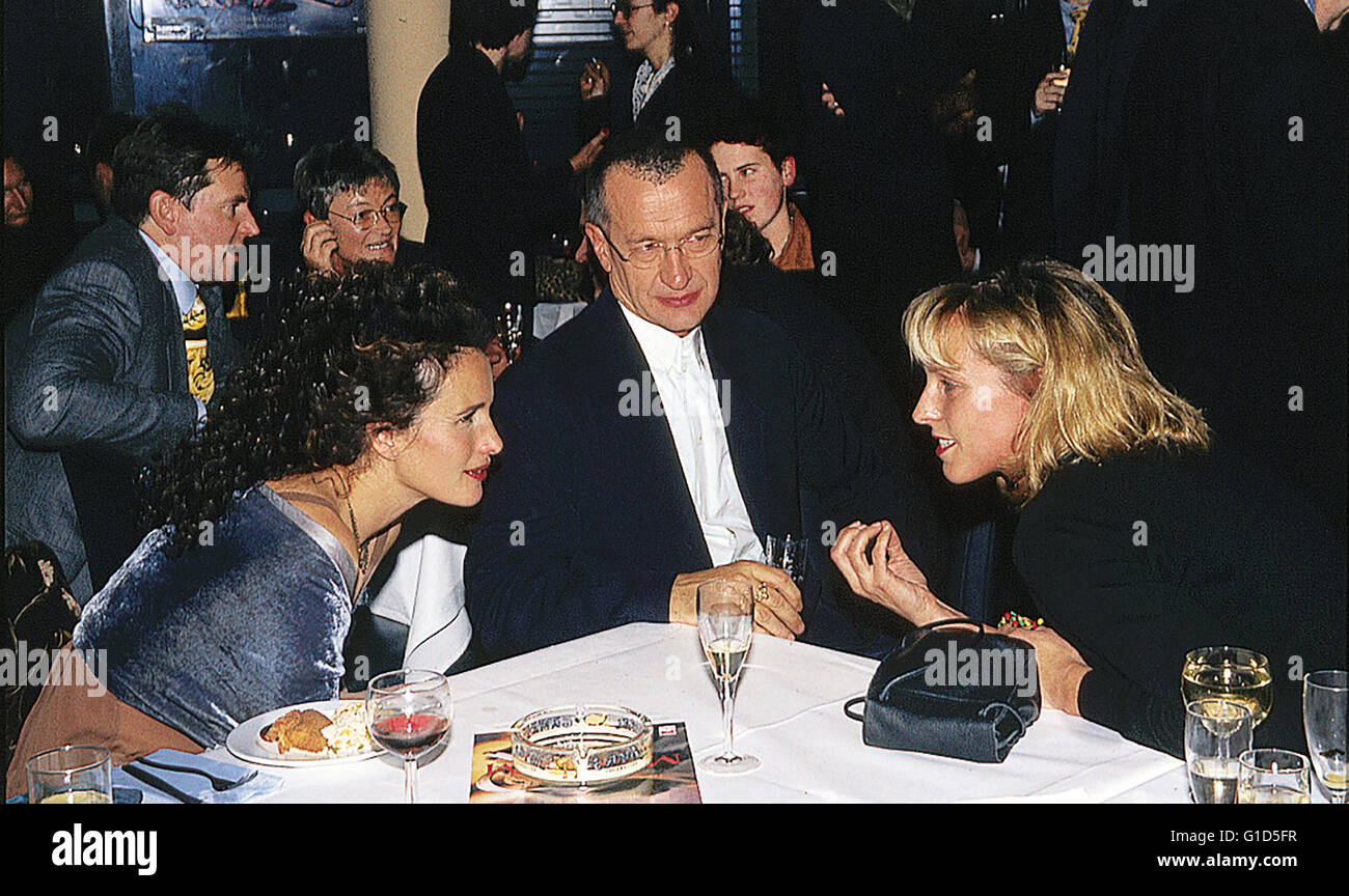 MacDowell, Andie / Wim Wenders / Anya Hoffmann,|Anlass: Premiere von ...