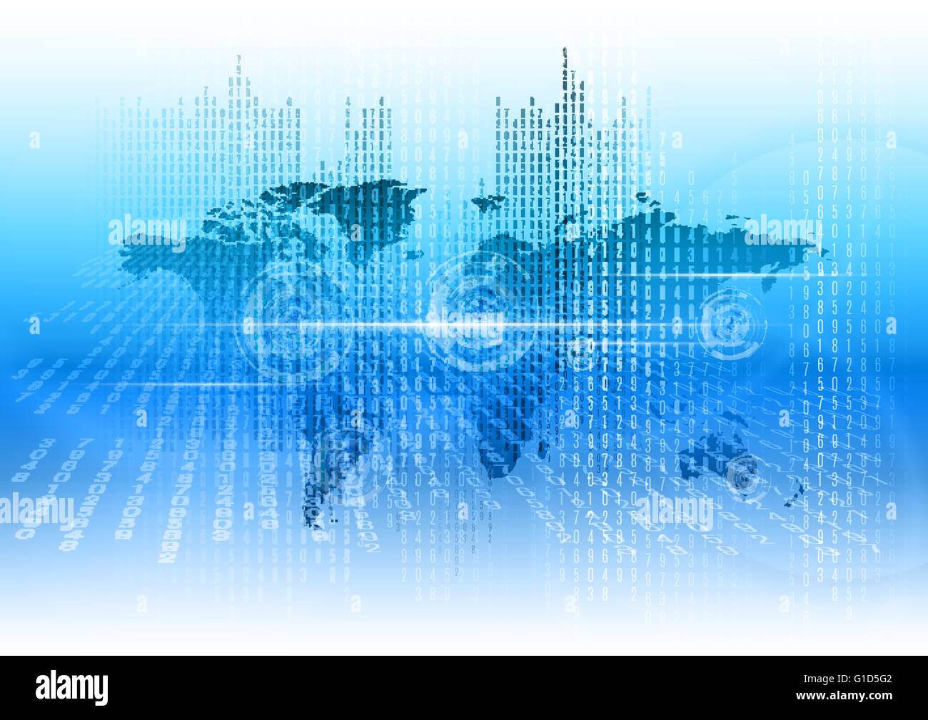 Digital technology world abstract Stock Vector Images - Alamy