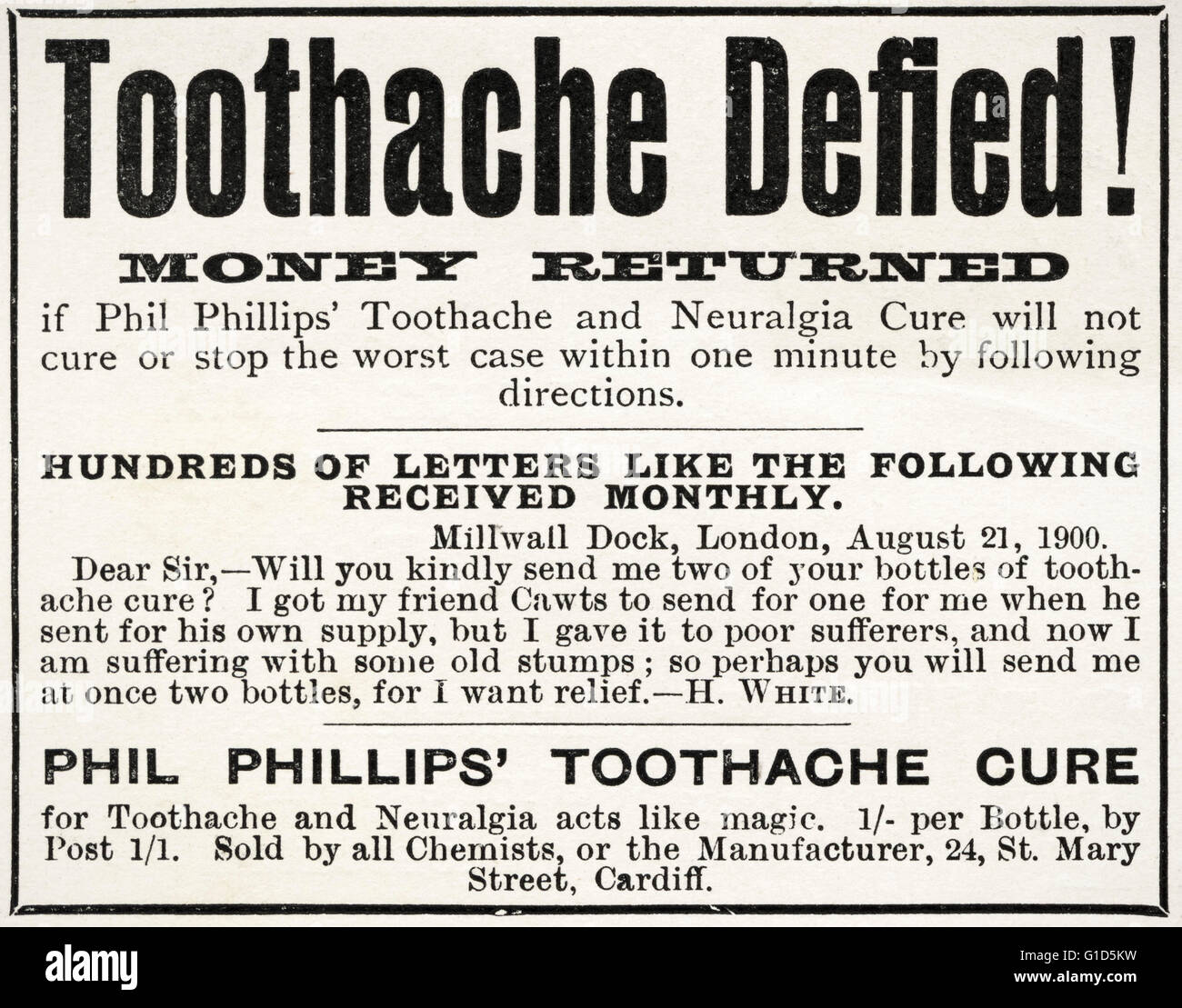 Original old vintage magazine advert from the late Victorian era dated ...