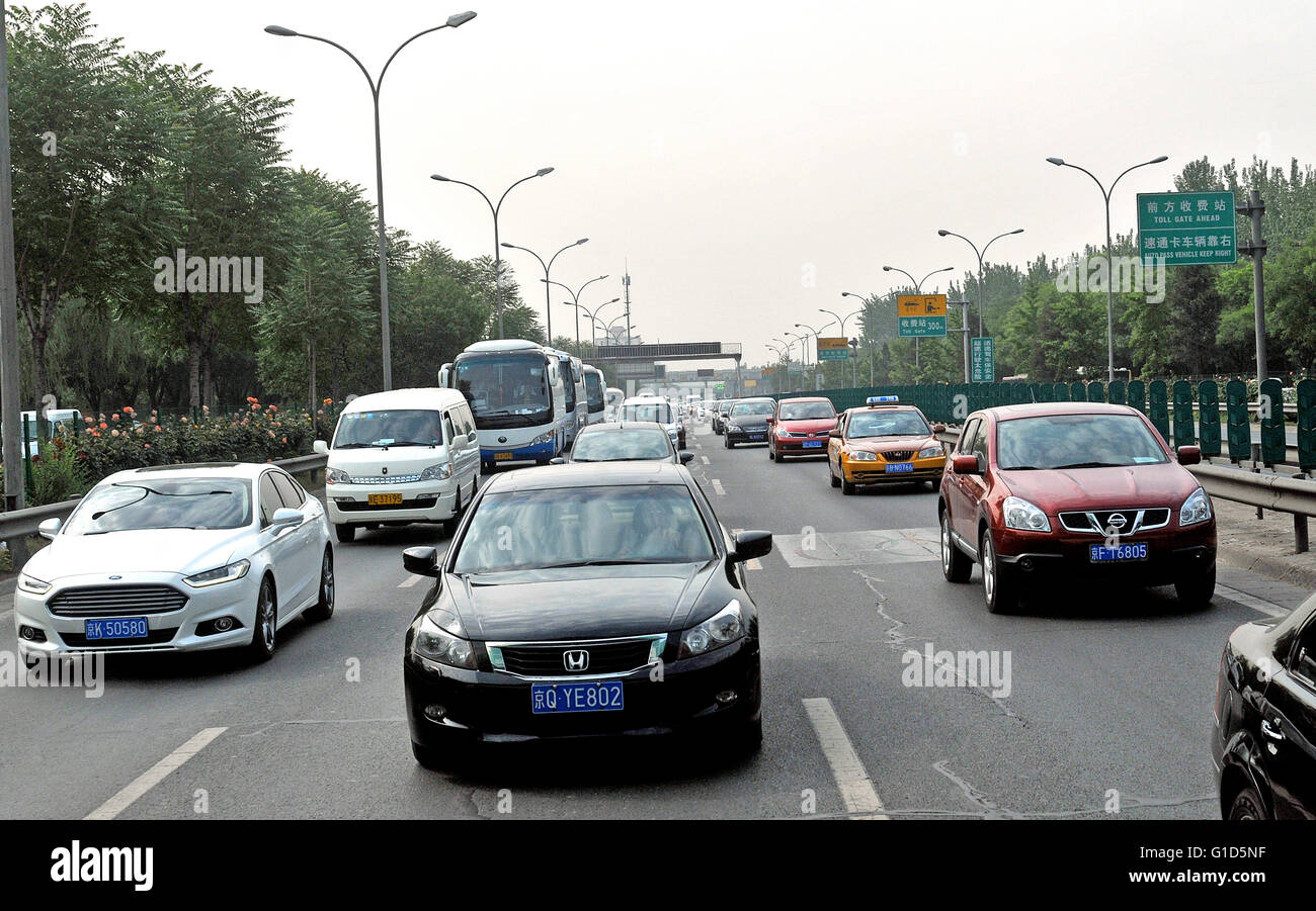 road scene Beijing China Stock Photo - Alamy