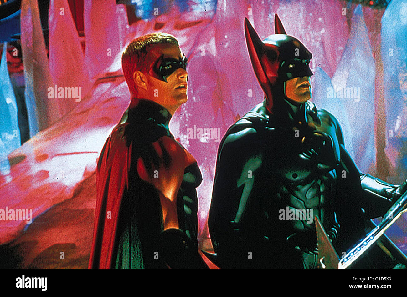 Batman & Robin / George Clooney / Chris O'Donnell Stock Photo - Alamy
