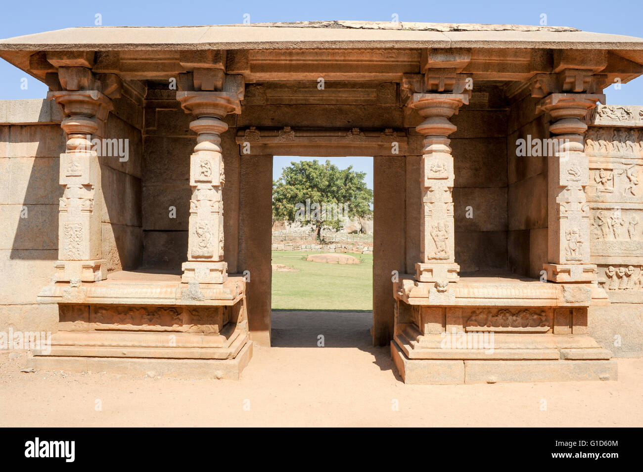 Hazara Rama Temple at Hampi on India Stock Photo - Alamy