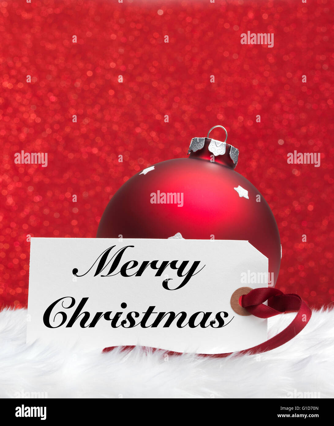 Merry christmas text hi-res stock photography and images - Alamy