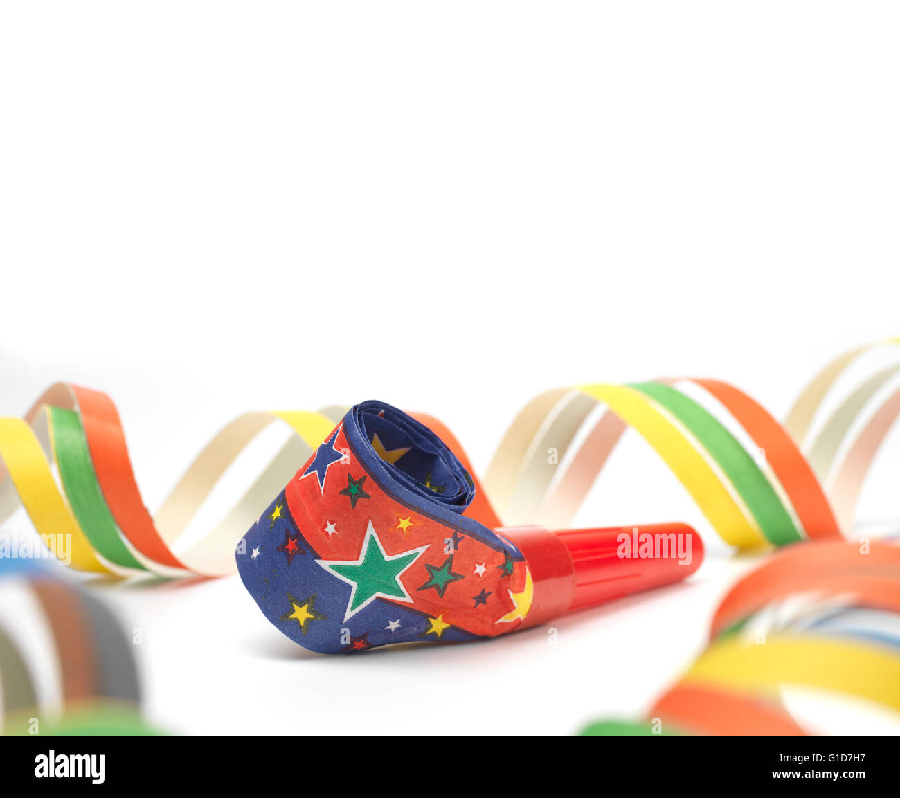 Party Horn Blower High Resolution Stock Photography and Images - Alamy