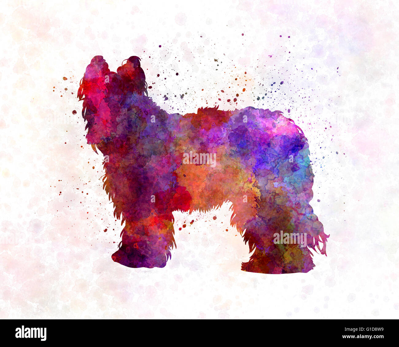 France watercolor art hi-res stock photography and images - Alamy
