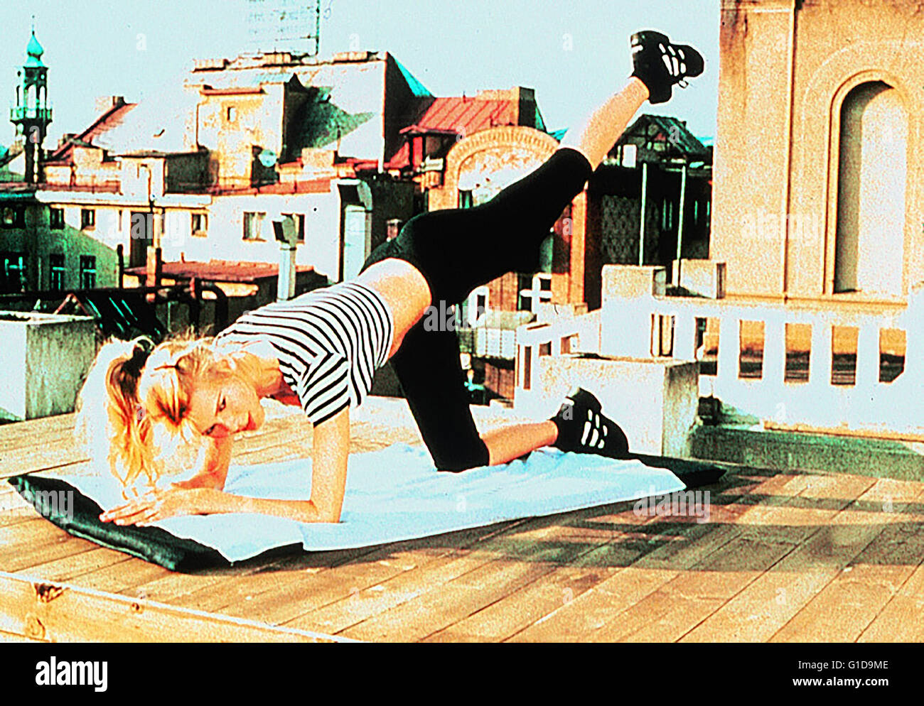 Claudia Schiffer - Perfectly Fit + / Fitness / Model Stock Photo - Alamy