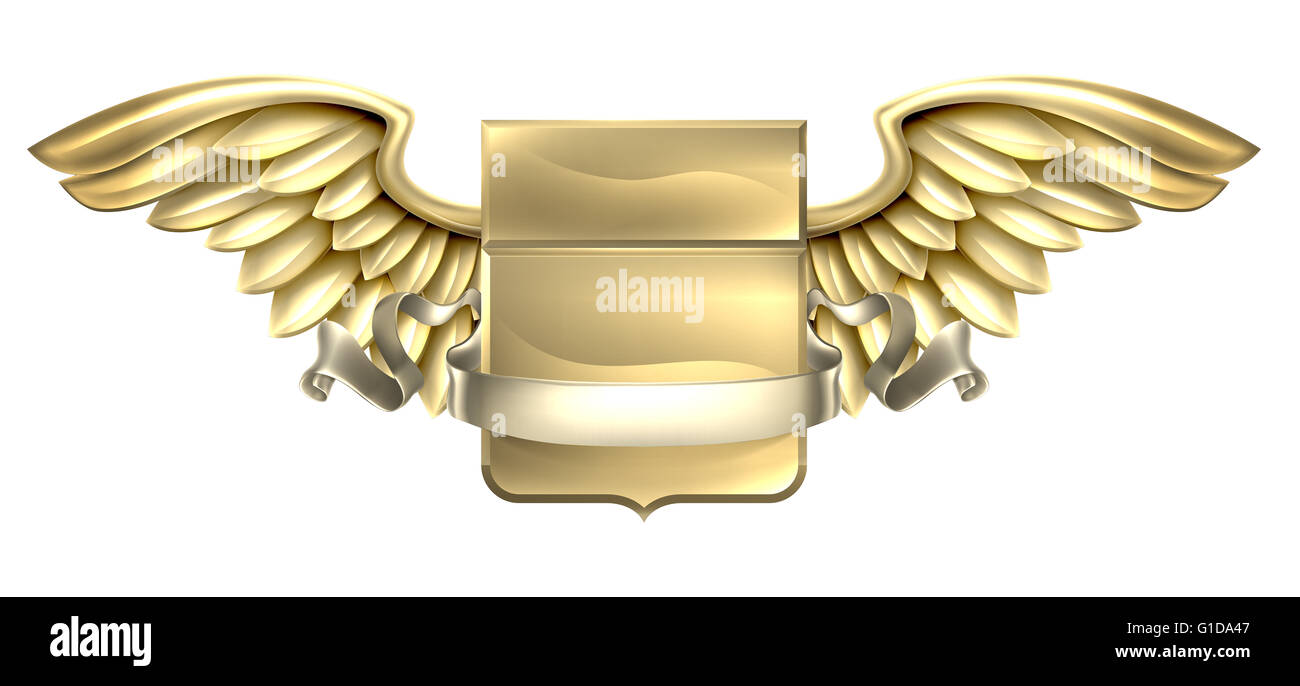 Coat Of Arms Shield Wings