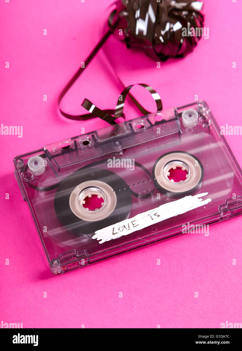 Broken cassette tape hi-res stock photography and images - Alamy
