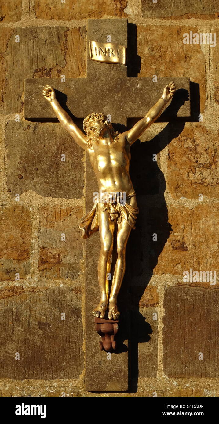 Christ figure on the cross hi-res stock photography and images - Alamy