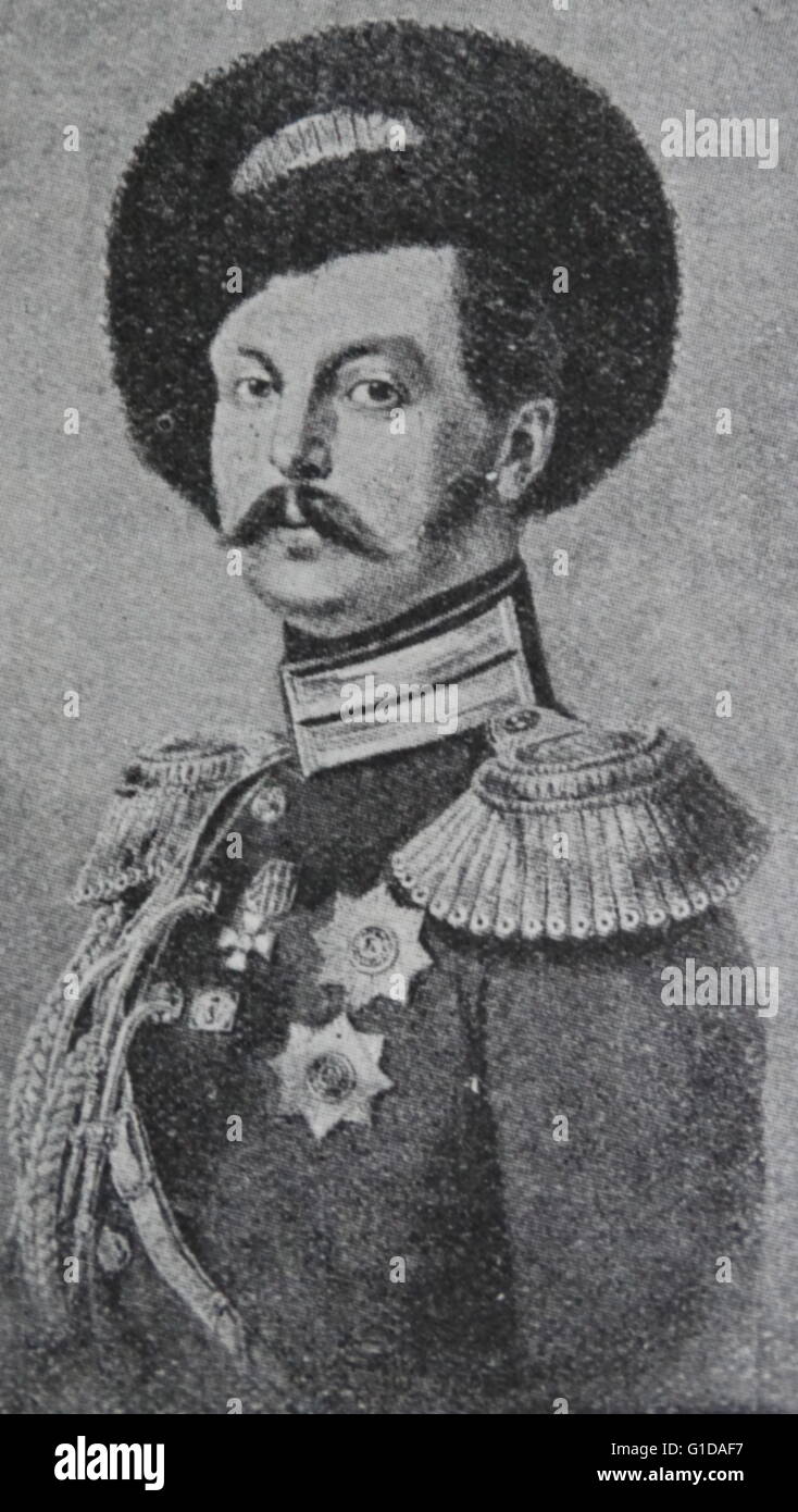 Portrait of Tsar Alexander II of Russia 1818-1881. Known as the ...