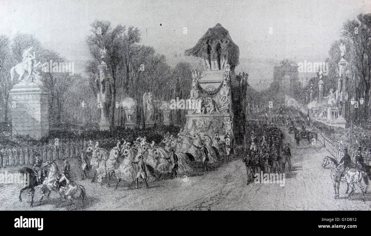 France Honouring the Dead Emperor - Napoleon's Remains Being Brought ...