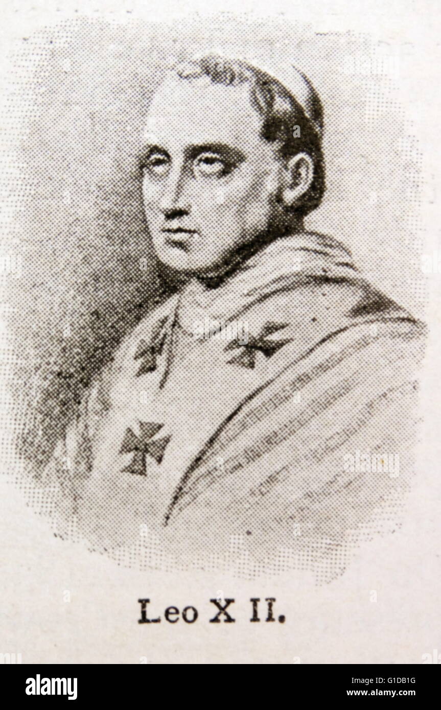 Leo XII. A nineteenth century pope (1823-1829). His time as Pope made ...