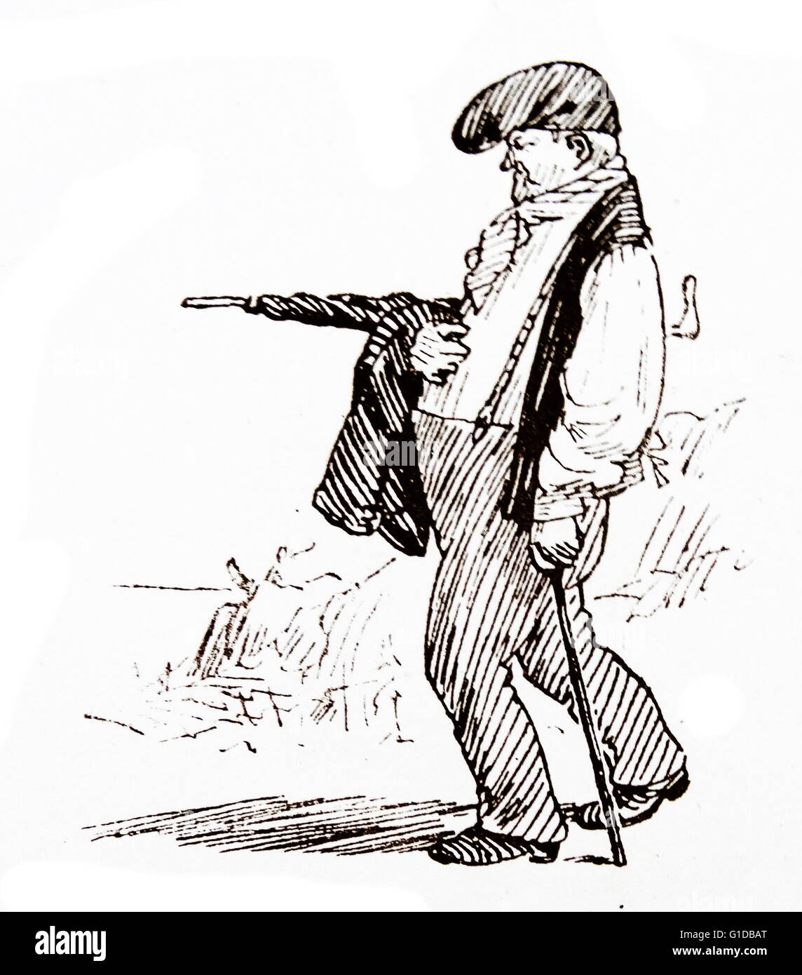 Graphic by Randolph Caldecott (1846-1886) a British artist and ...