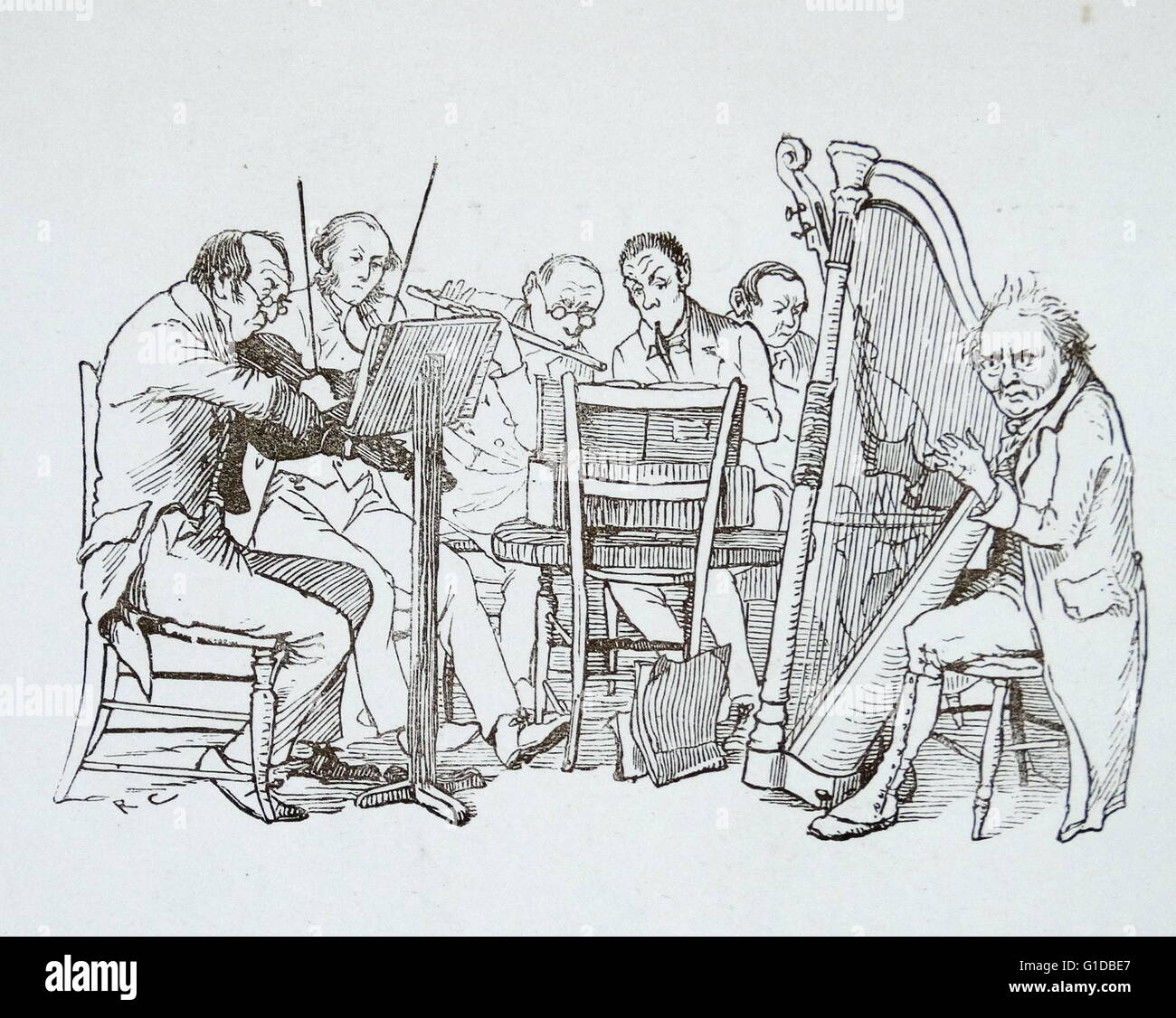 Graphic by Randolph Caldecott (1846-1886) a British artist and ...