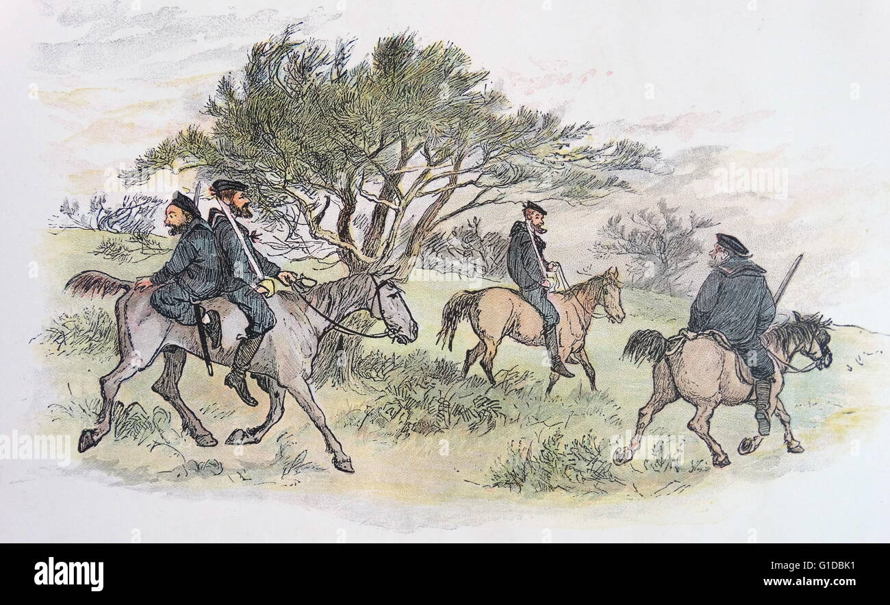 Graphic by Randolph Caldecott (1846-1886) a British artist and ...