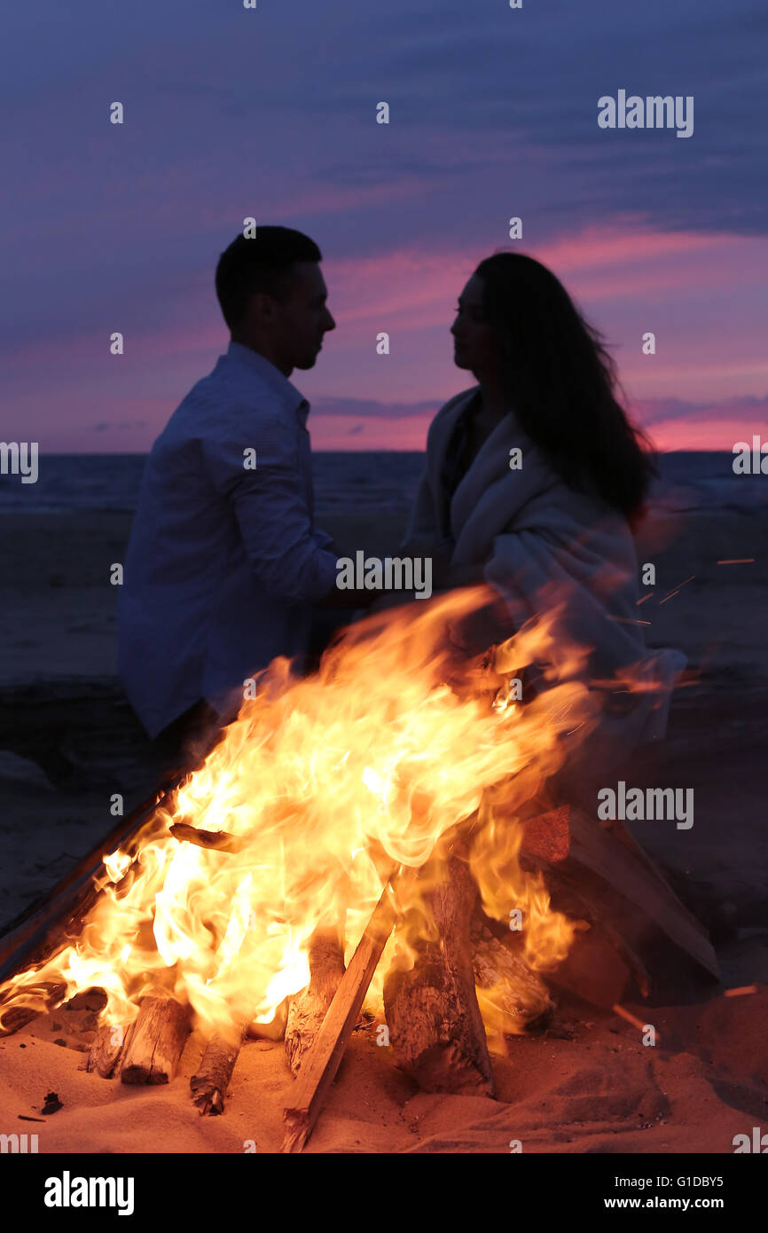 Hug bonfire hi-res stock photography and images - Alamy