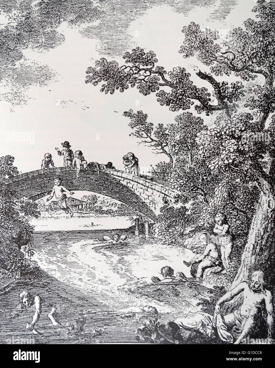 Historical men swimming hi-res stock photography and images - Alamy