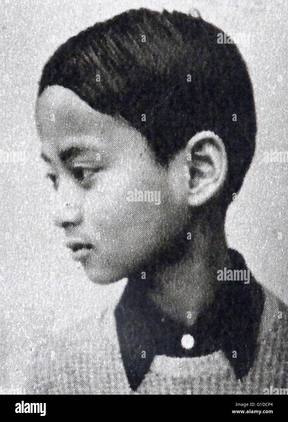Ananda Mahidol (1925 – 1946) monarch of Thailand from the House of ...