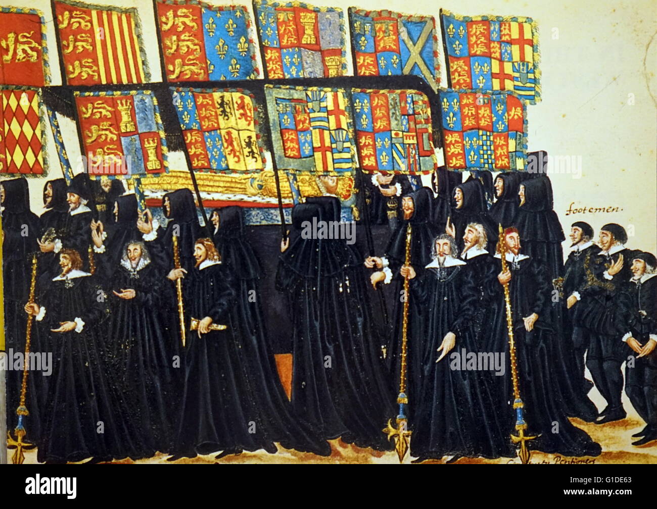 Print of the funeral procession of Queen Elizabeth I of England (1533 ...