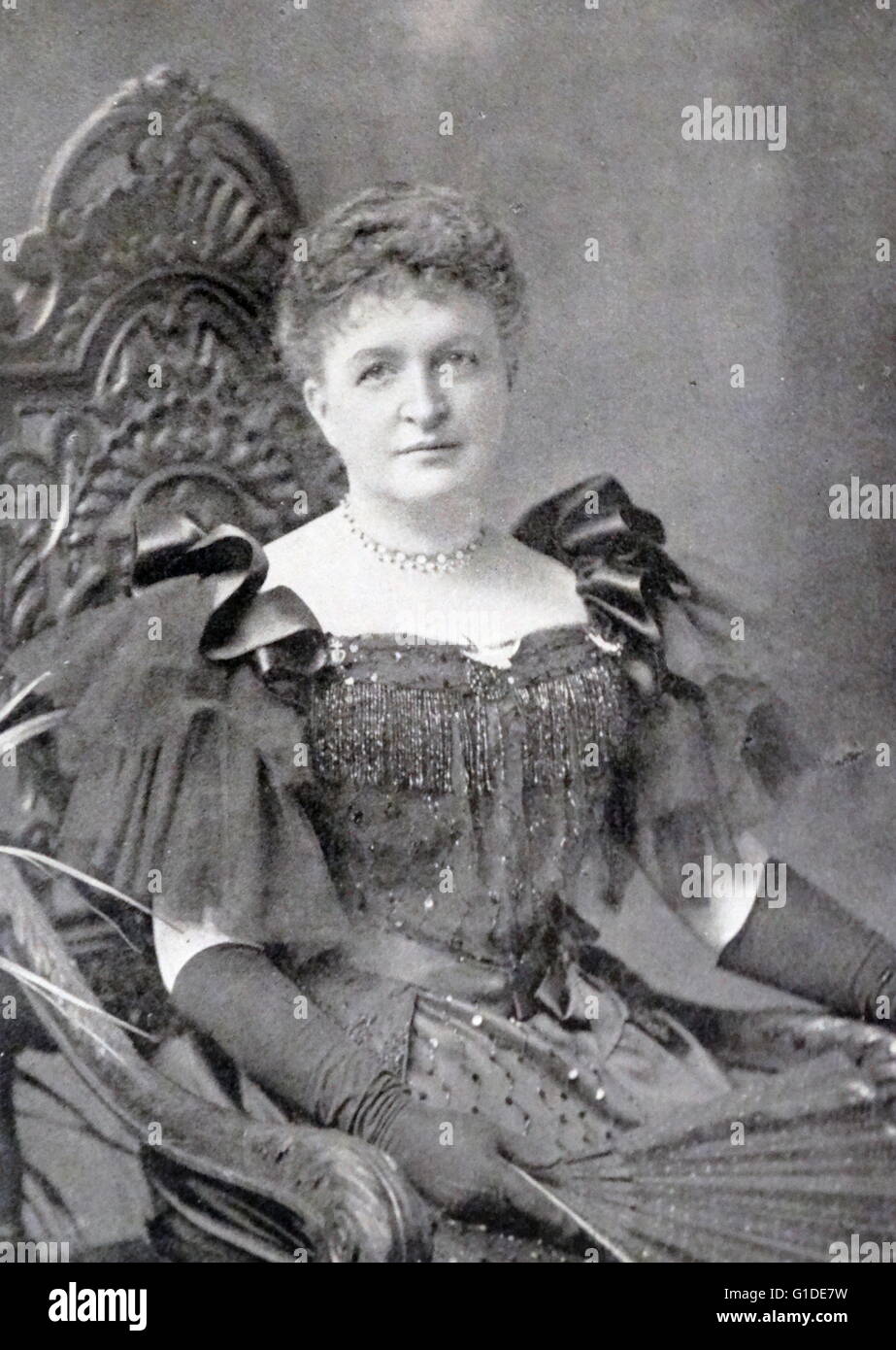 Photographic portrait of Constance Cary Harrison (1843-1920) a prolific ...