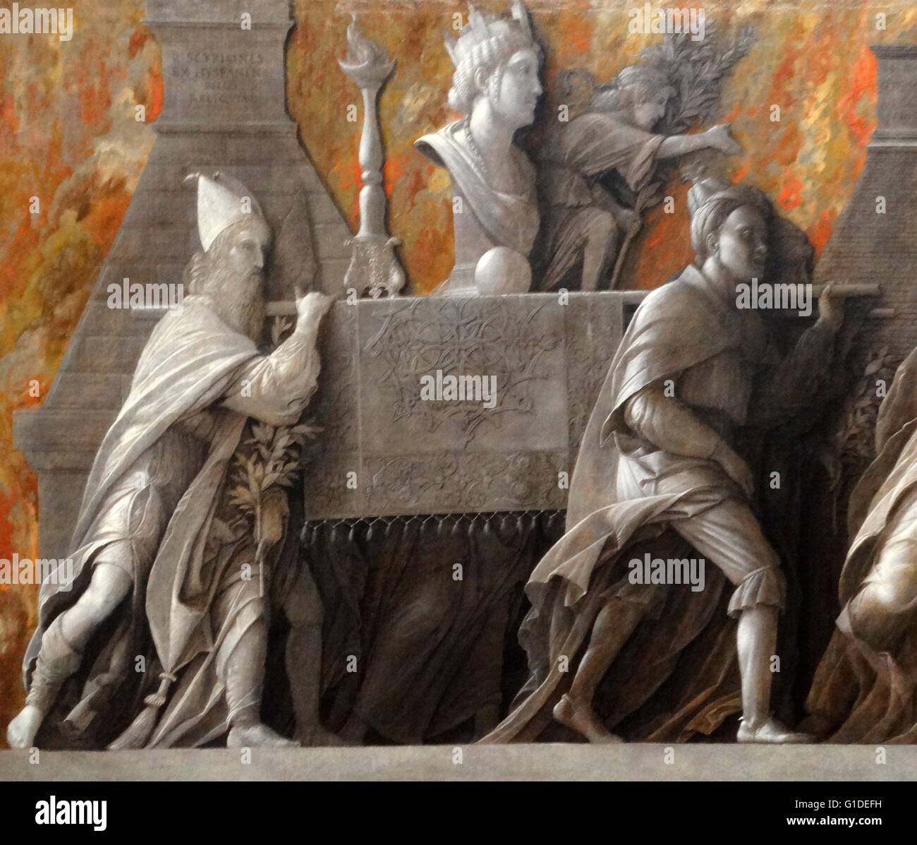 Painting titled 'The Introduction of the Cult of Cybele' by Andrea ...