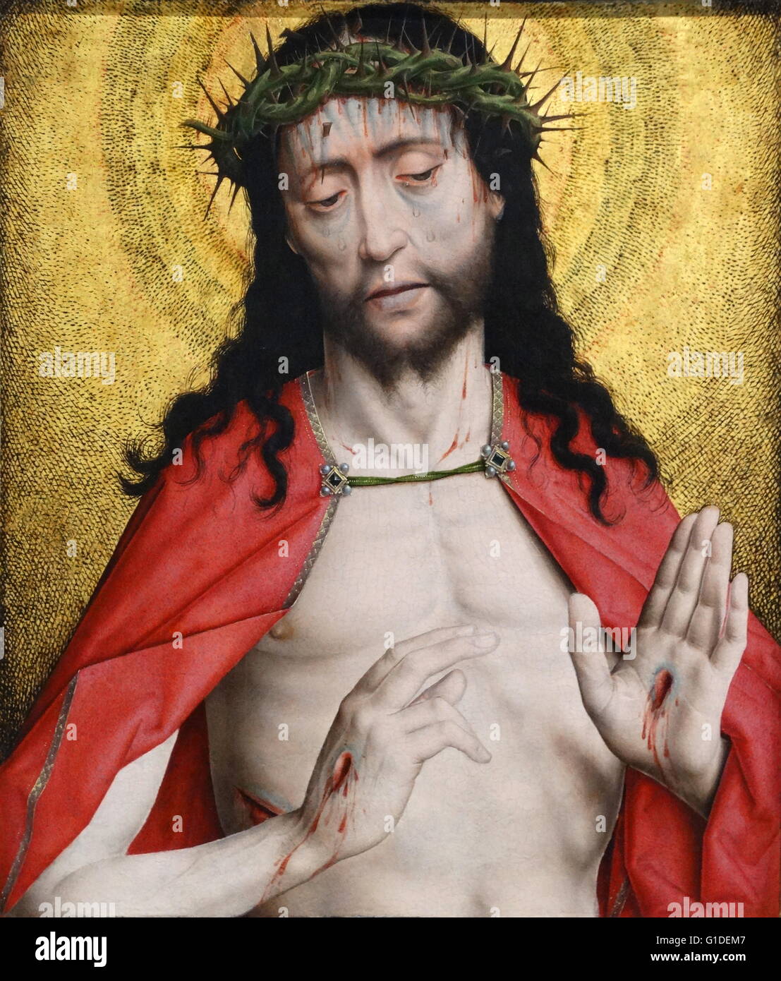 Jesus crown of thorns painting hi-res stock photography and images - Alamy