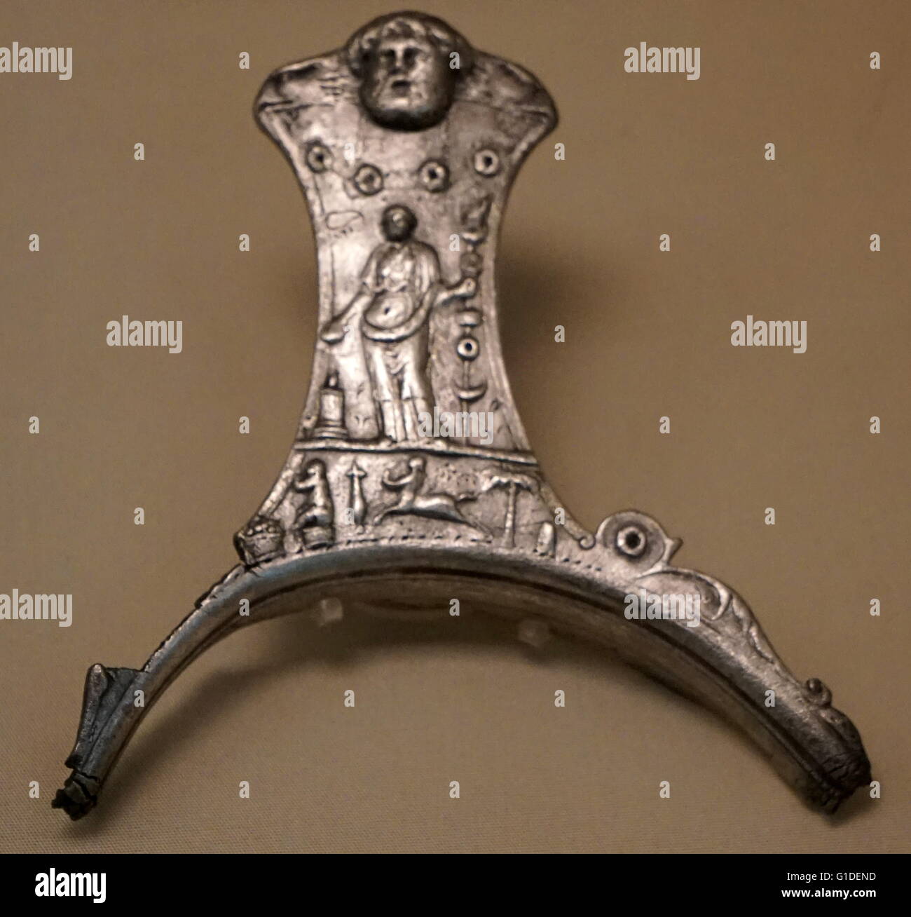 Objects from the Roman silver hoard known as the Capheaton treasure ...