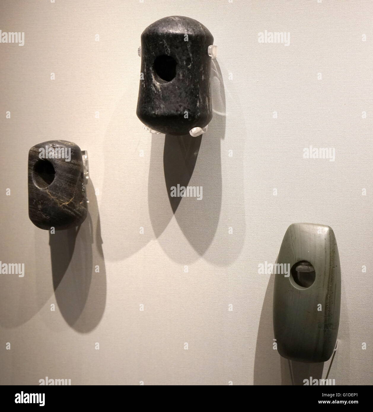 Stone mace heads dating from the Later Neolithic period. These type of ...