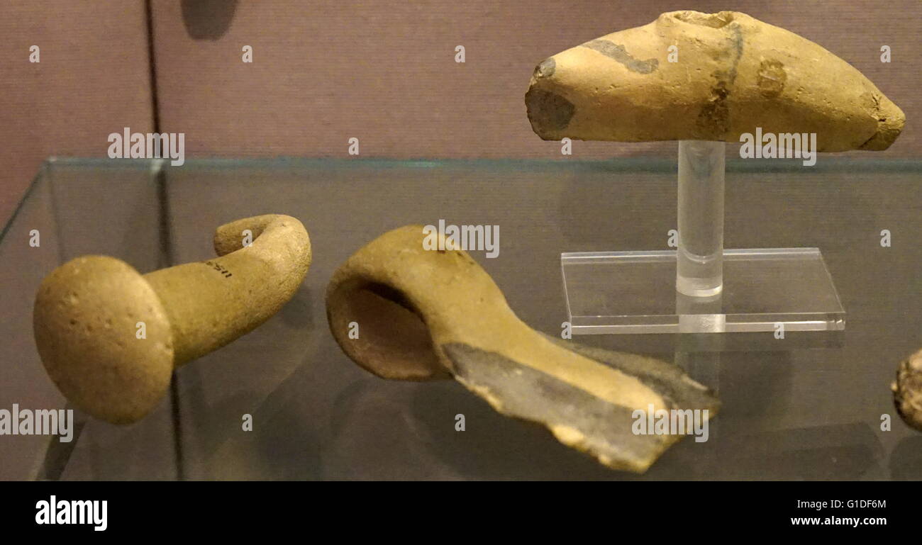 Pottery Mesopotamia tools, from Ur. Dated 15th Century BC Stock Photo ...