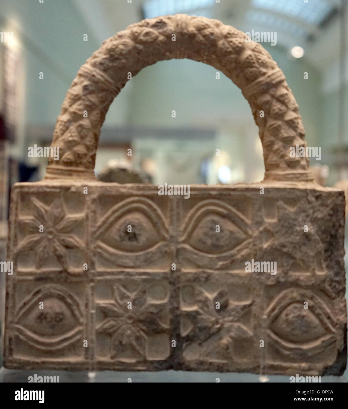 Carved stone with integral handle from the ancient Sumerian city-state ...