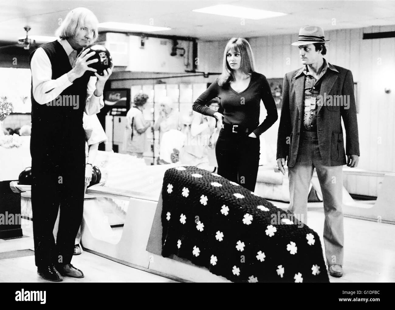 Randy quaid woody harrelson kingpin Black and White Stock Photos ...