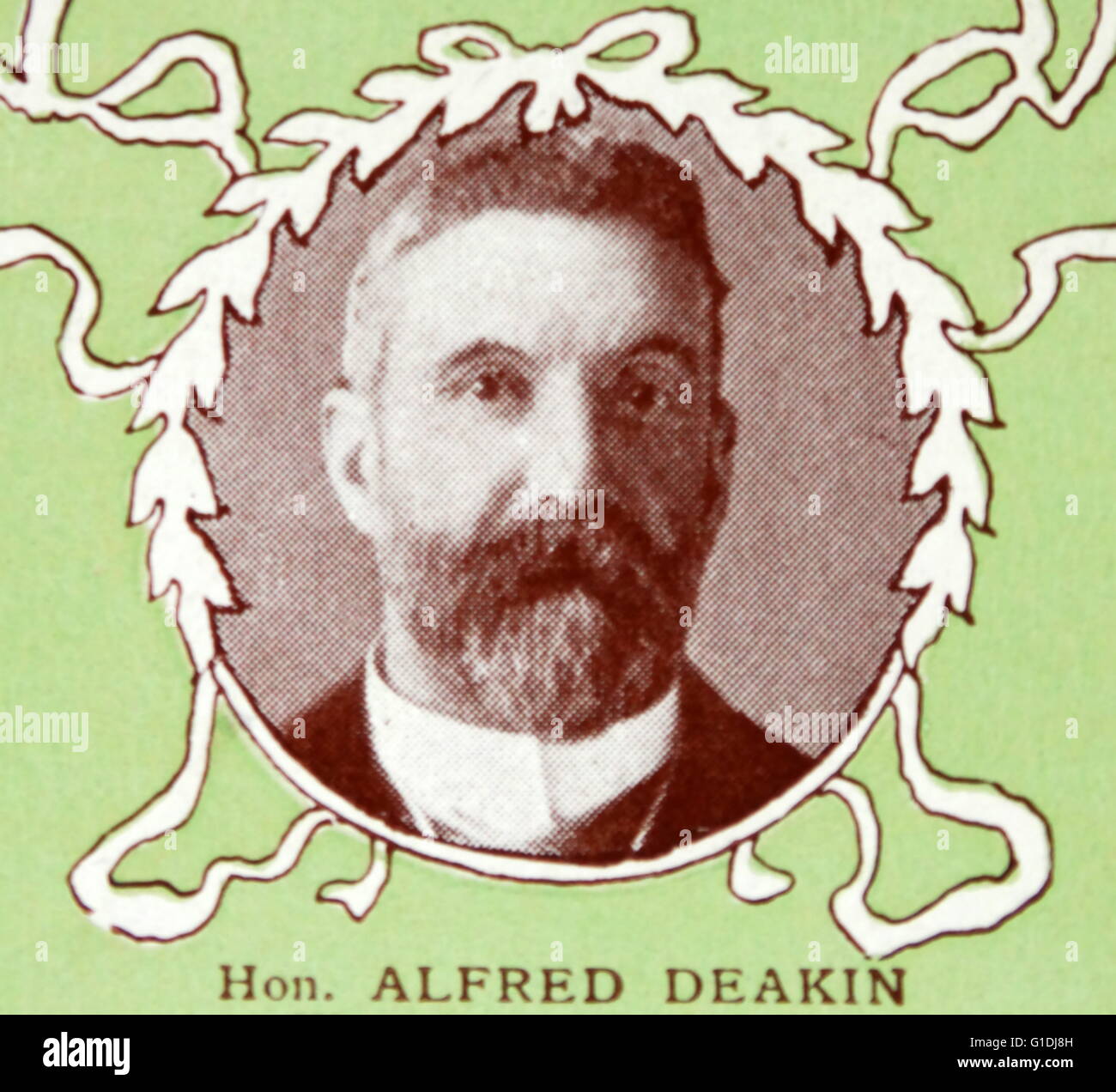 Alfred Deakin (3 August 1856 – 7 October 1919), the Australian ...