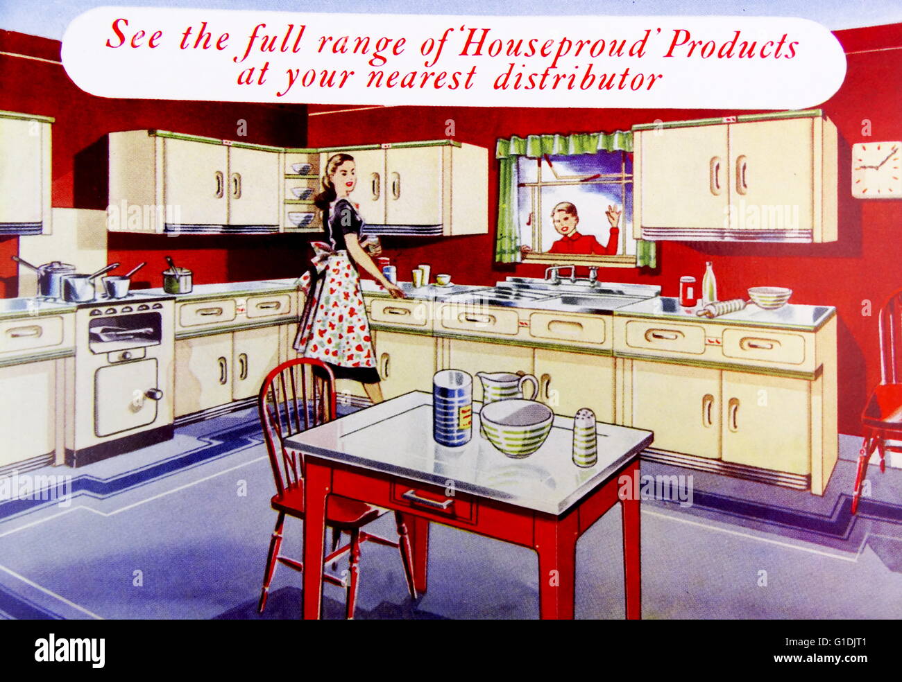 Advert for the 'House-proud' Product range Stock Photo - Alamy